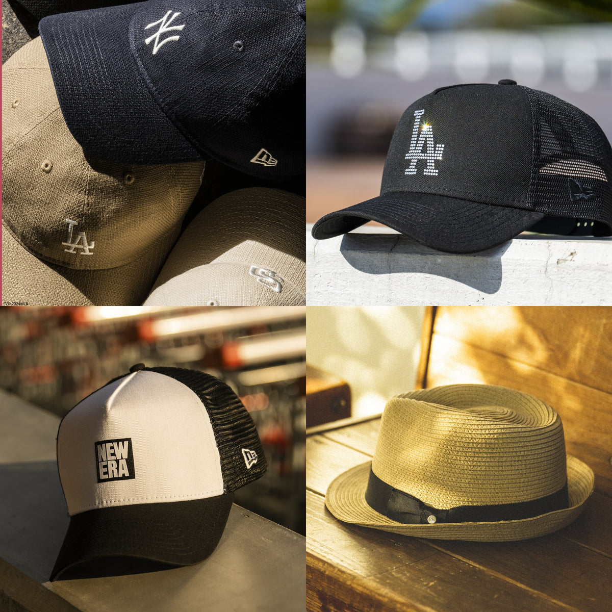 4/7 10:00 発売 Cotton Flax / Rhinestone / Square NEW ERA / Grosgrain Ban ...