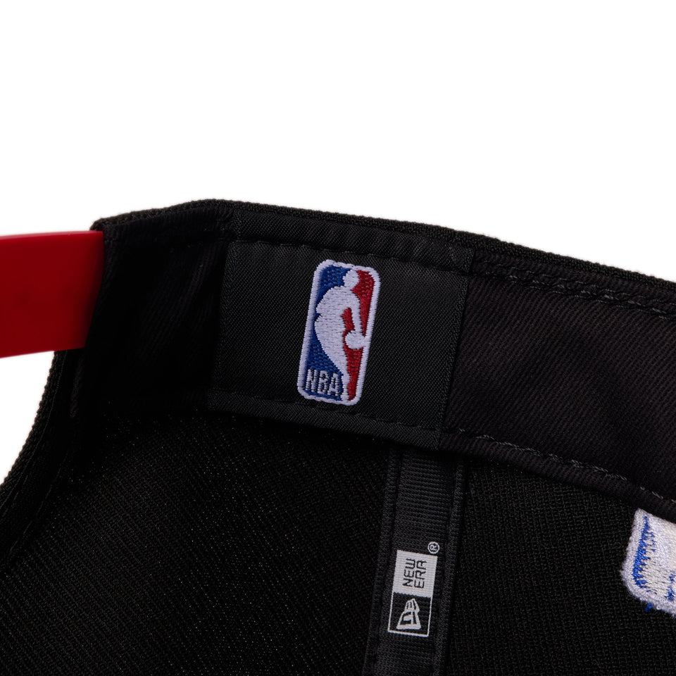 9FORTY A-Frame NBA Rhinestone ラインストーン シカゴ・ブルズ ブラック レッドバイザー | ニューエラオンラインストア