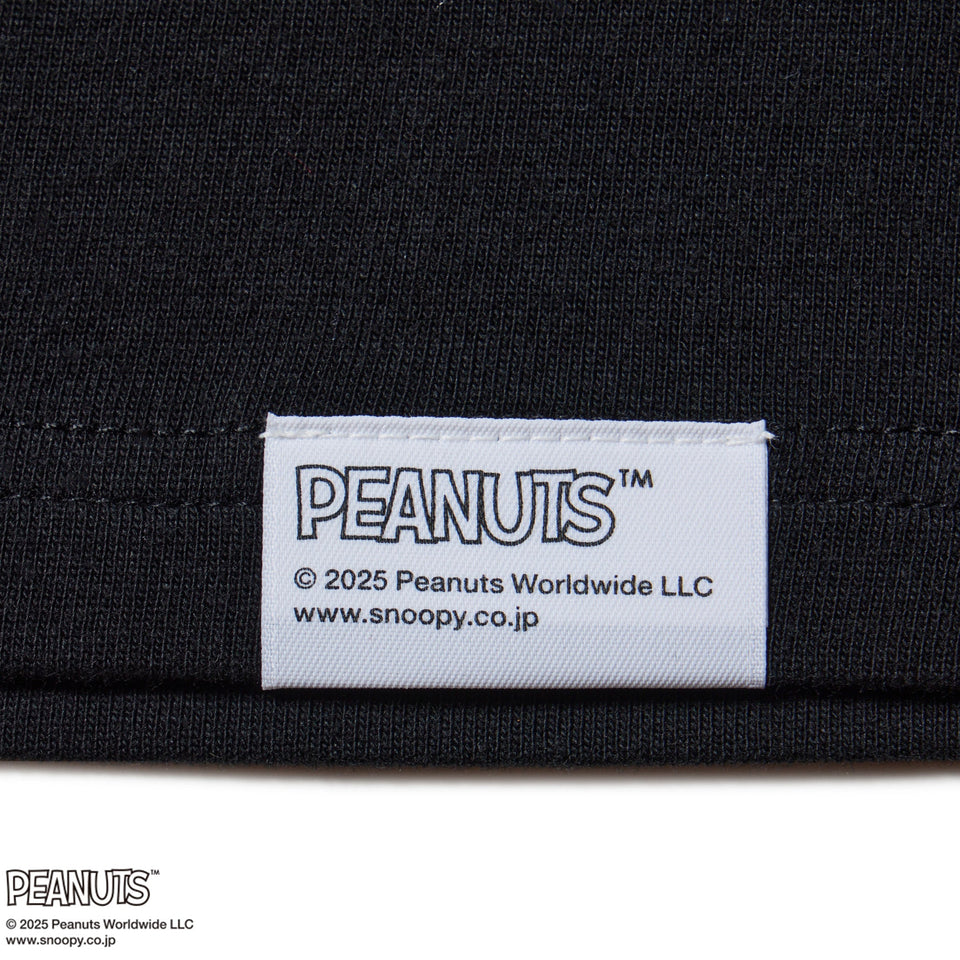 キッズ Youth 半袖 コットン Tシャツ PEANUTS BEACH ブラック | ニューエラオンラインストア