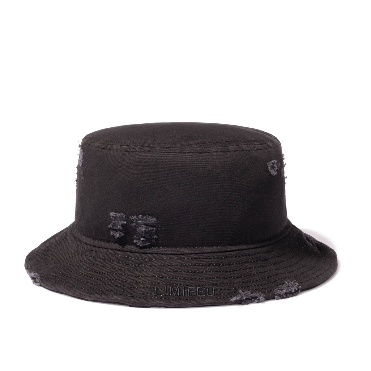 バケット01 LIMI feu リミ フゥ ダメージ ブラック × ブラック | ニューエラオンラインストア