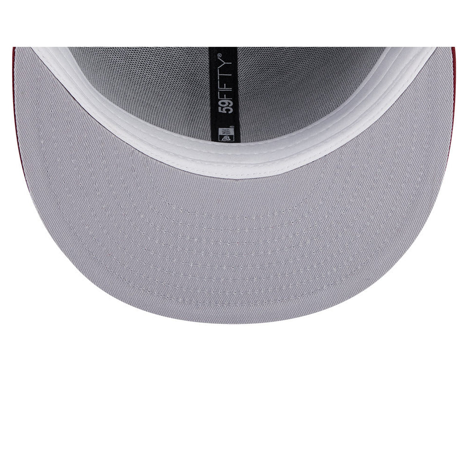 59FIFTY MLB WS Contrast ロサンゼルス・ドジャース ピンズ ダークグリーン グレーアンダーバイザー | ニューエラオンラインストア