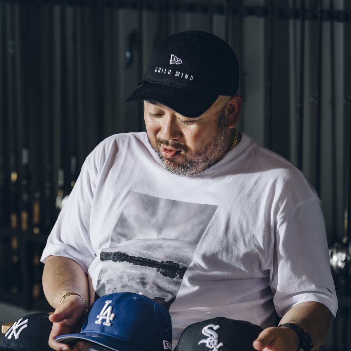 9THIRTY Angler Collection CORDURA 2WAY STRETCH WR CHILD MIND ブラック × スノ ...