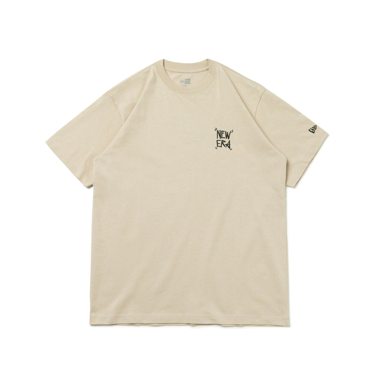 半袖 コットン Tシャツ Tagging グレージュ レギュラーフィット | ニューエラオンラインストア